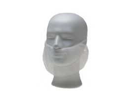 Cache-barbe blanc - 48 x 24cm